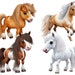 Ponies CLIPART PNG Files, Commercial Use, Transparent Background Small ...