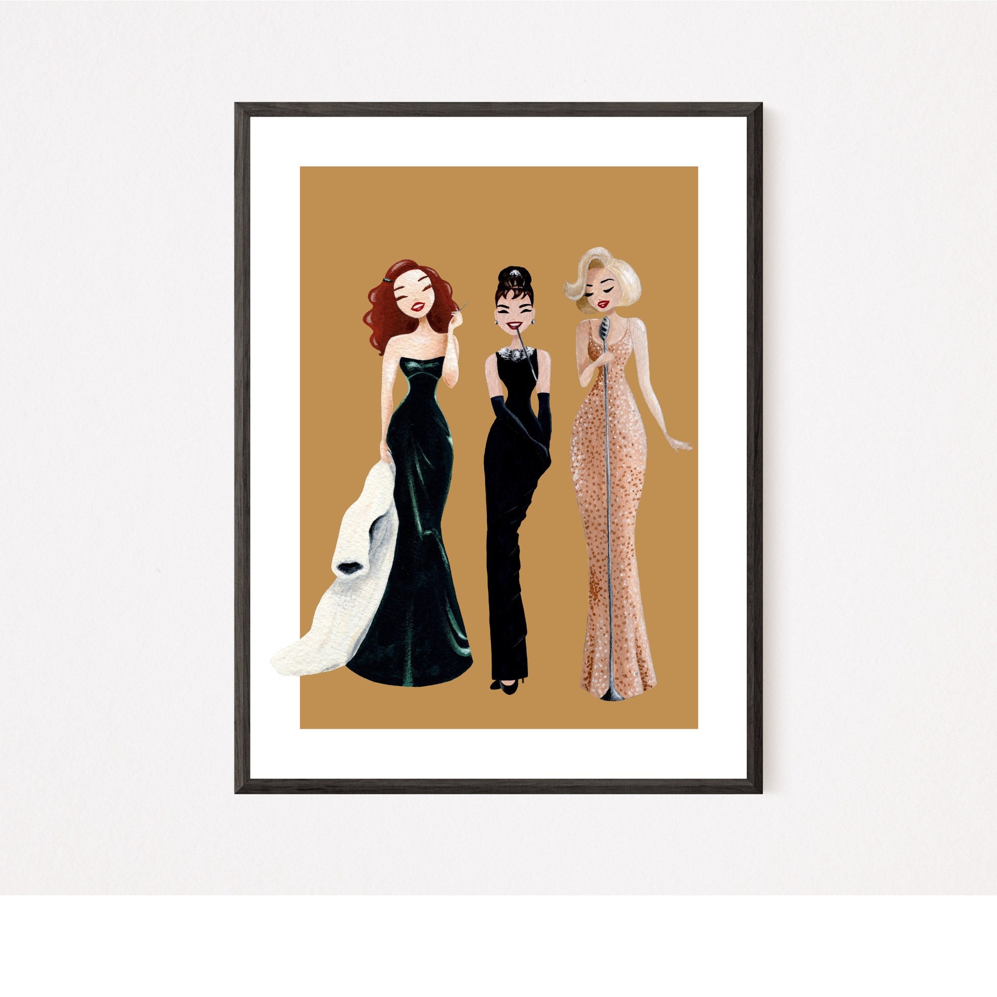 INSTANT DOWNLOAD Vintage Hollywood Celebrity Art Print, Movie Star ...