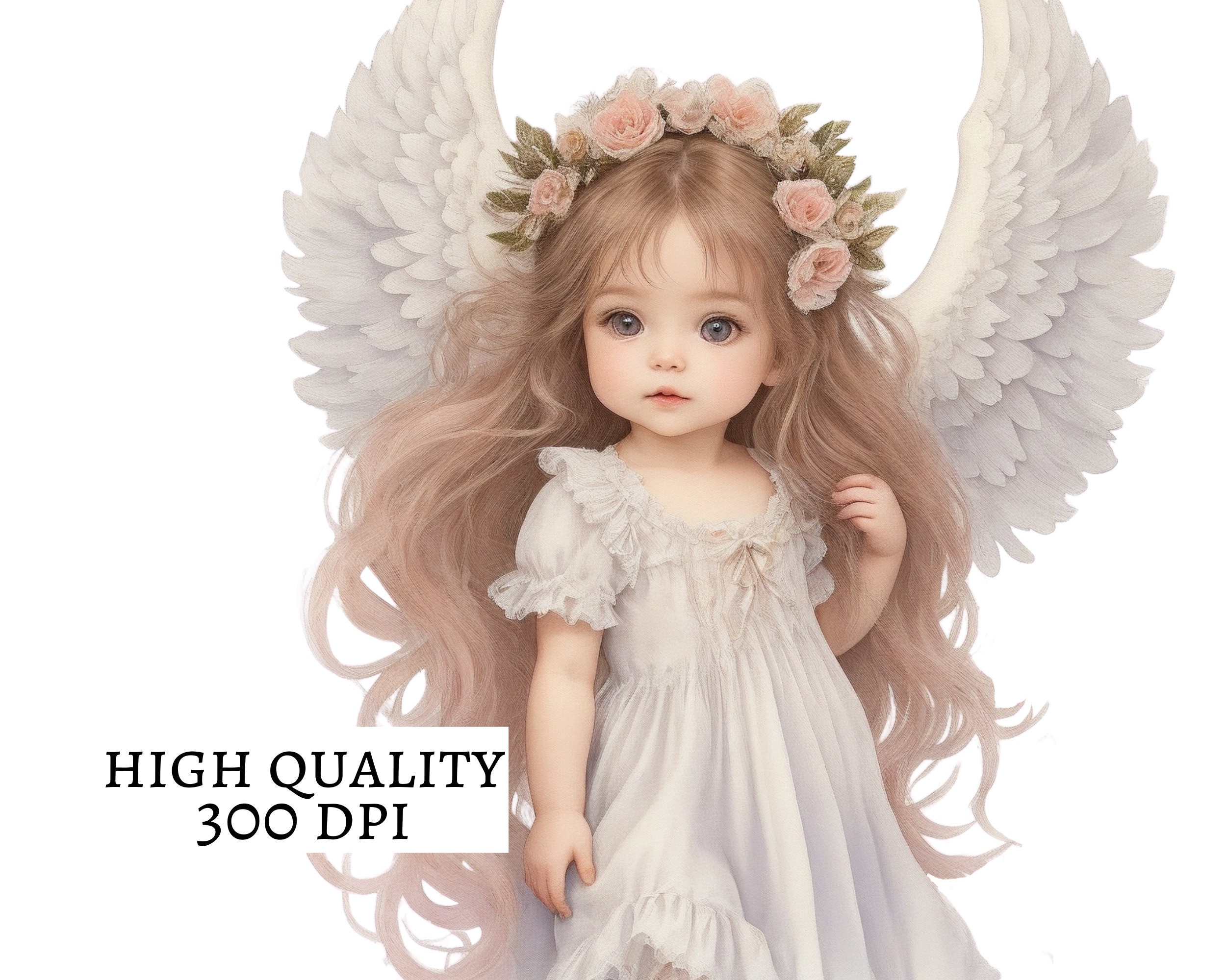 Cute Angels CLIPART PNG Files Commercial Use Transparent - Etsy