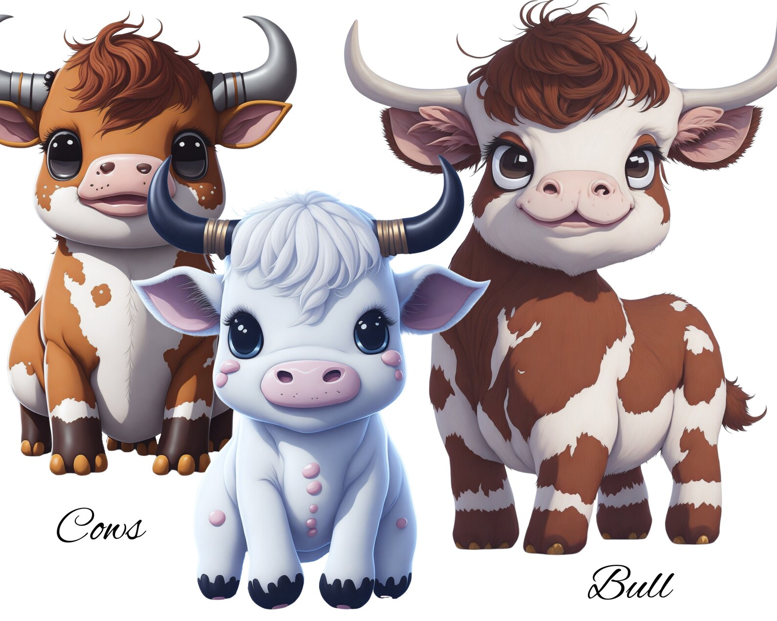 Farm Animals CLIPART PNG Files, Commercial Use, Transparent Background ...