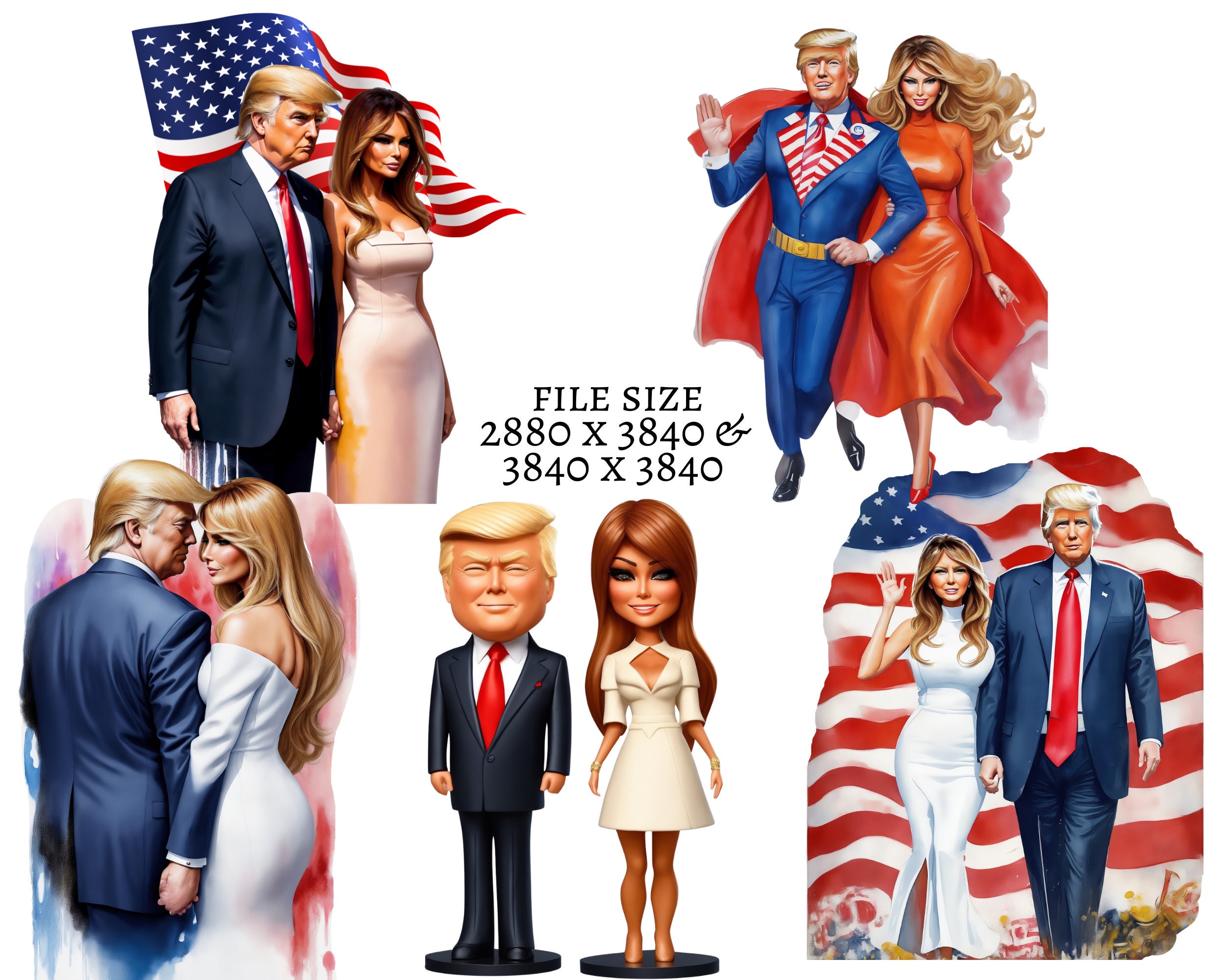 Donald Trump CLIPART PNG Files, Commercial Use, Transparent Background ...