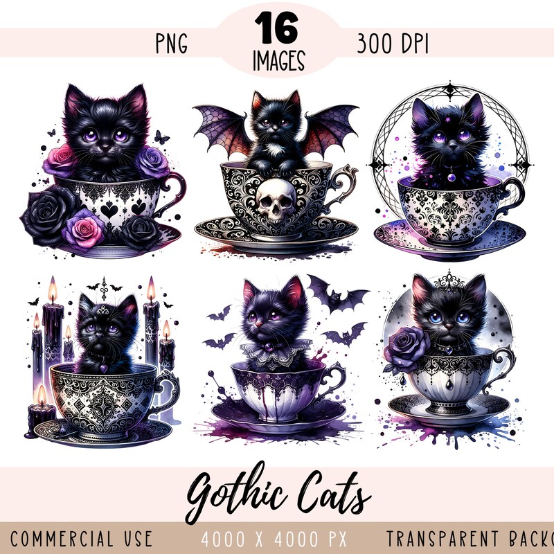 Emo Cat - Etsy