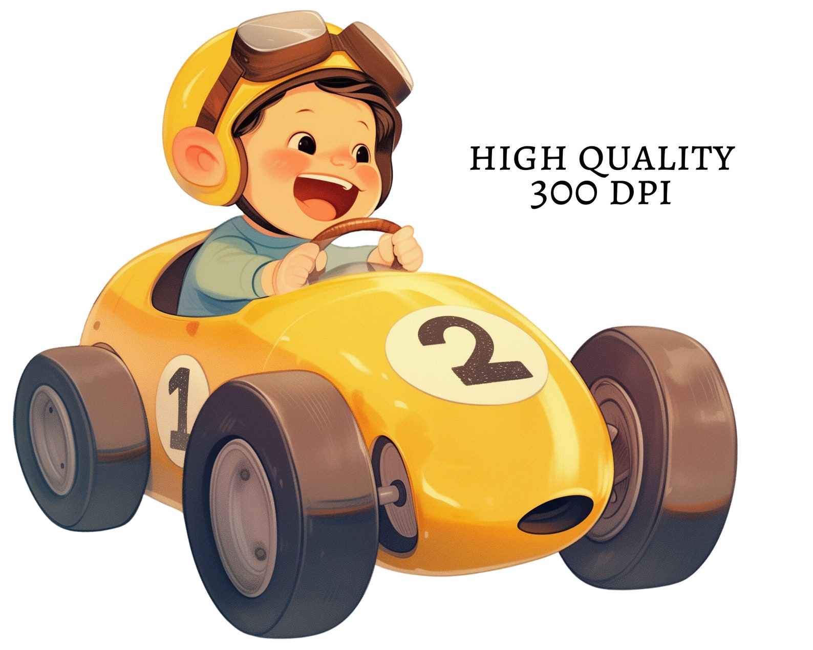 Racing Car Boys CLIPART PNG Files Commercial Use Transparent Background ...
