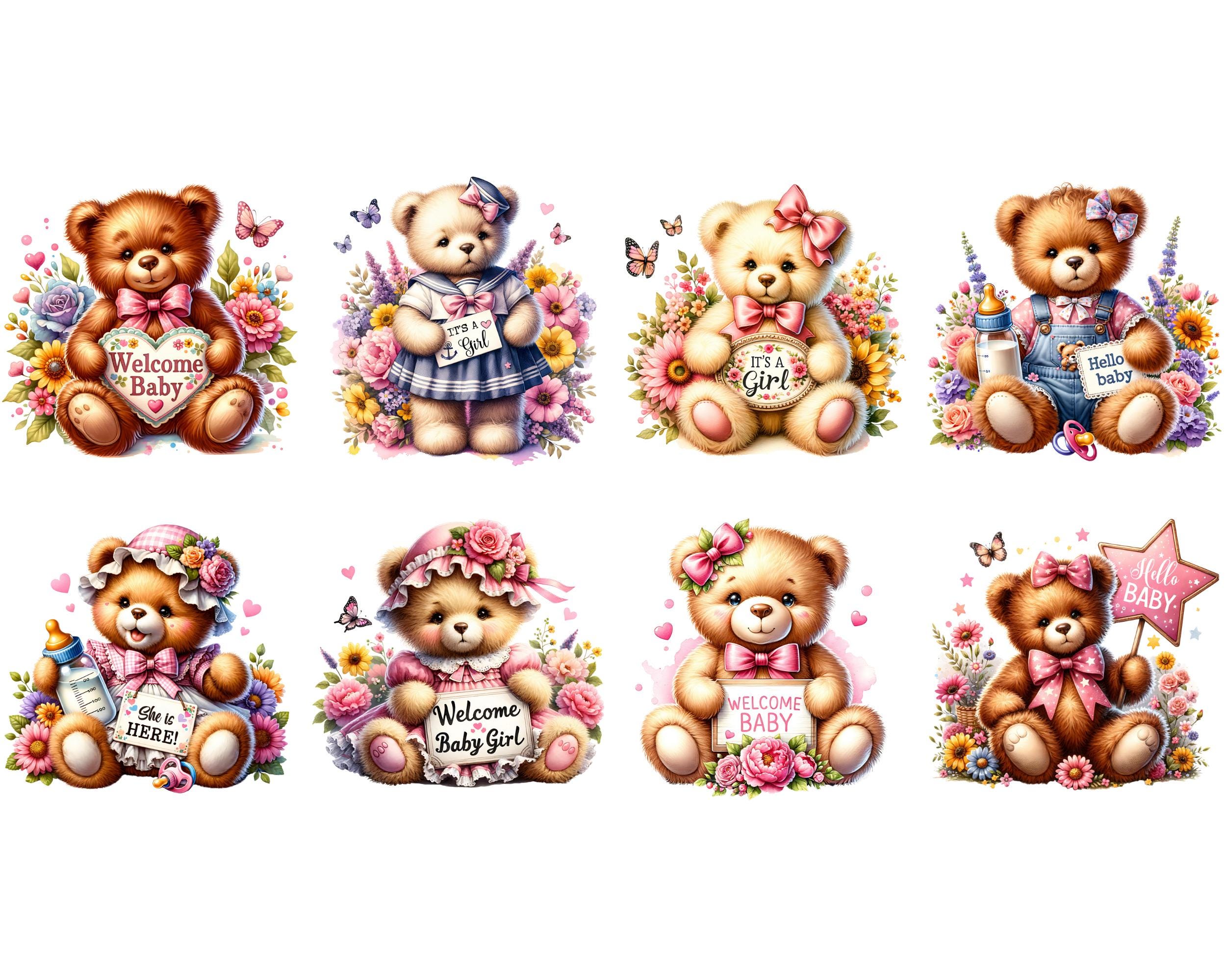 Welcome Baby CLIPART PNG Files Hello Baby Sublimation Baby Shower ...