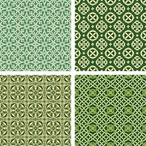 Celtic Pattern Digital Papers JPG, Seamless Crafting Paper, Commercial ...