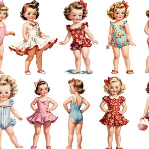 Swimsuit Girls CLIPART PNG Files Commercial Use Transparent Background ...