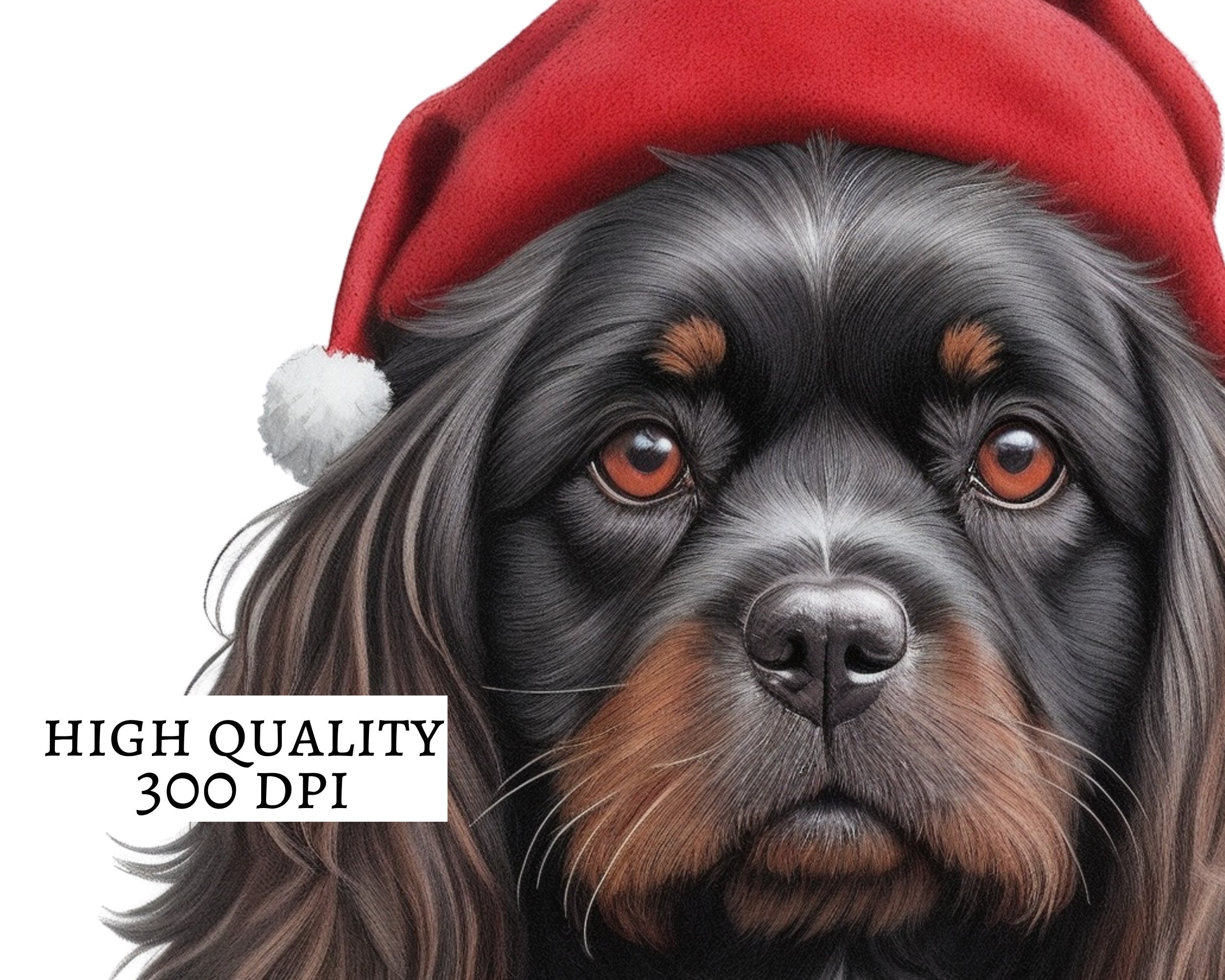 Christmas Winter Dogs CLIPART PNG Files Commercial Use - Etsy