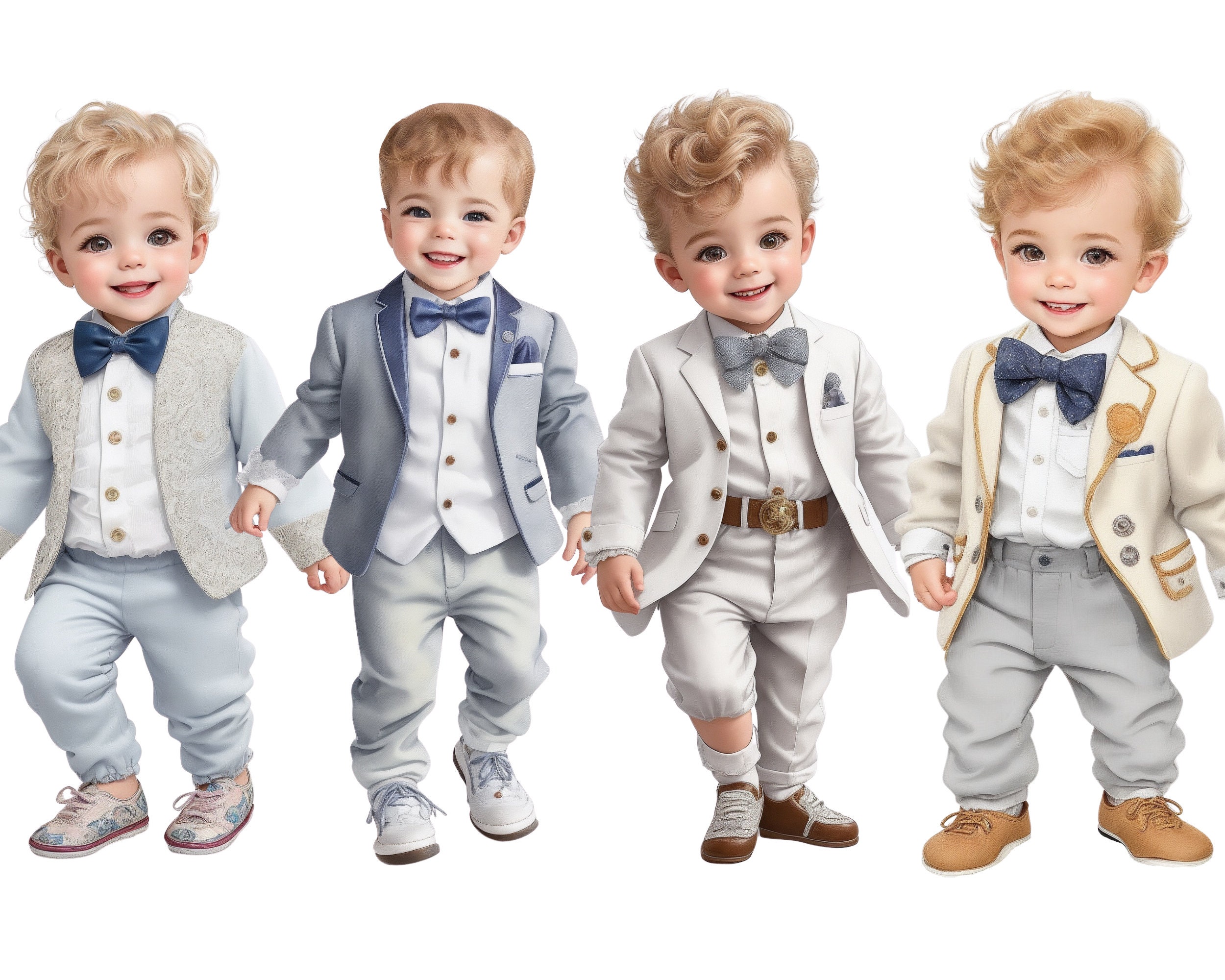 Vintage Party Boys CLIPART PNG Files Commercial Use Transparent ...