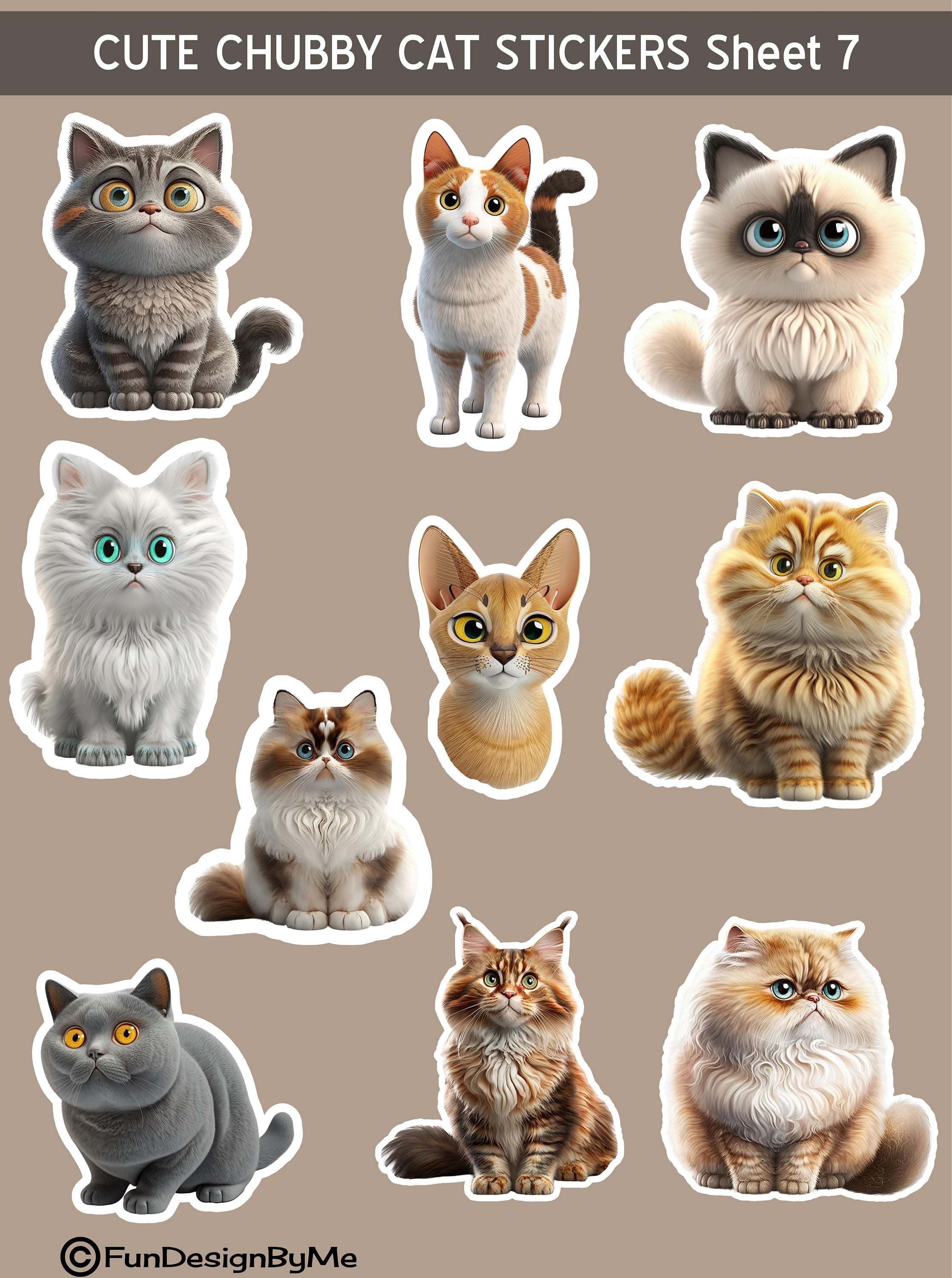 Cute Chubby Cats
