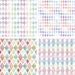 Harlequin Digital Papers JPG, Pastel Color Seamless Crafting Paper ...