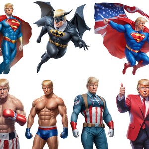 Donald Trump CLIPART PNG Files, Commercial Use, Transparent Background ...