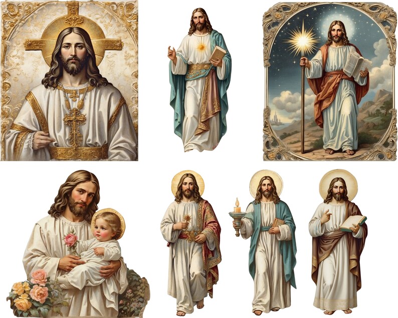 Jesus Christ CLIPART PNG Files Commercial Use Transparent Background ...