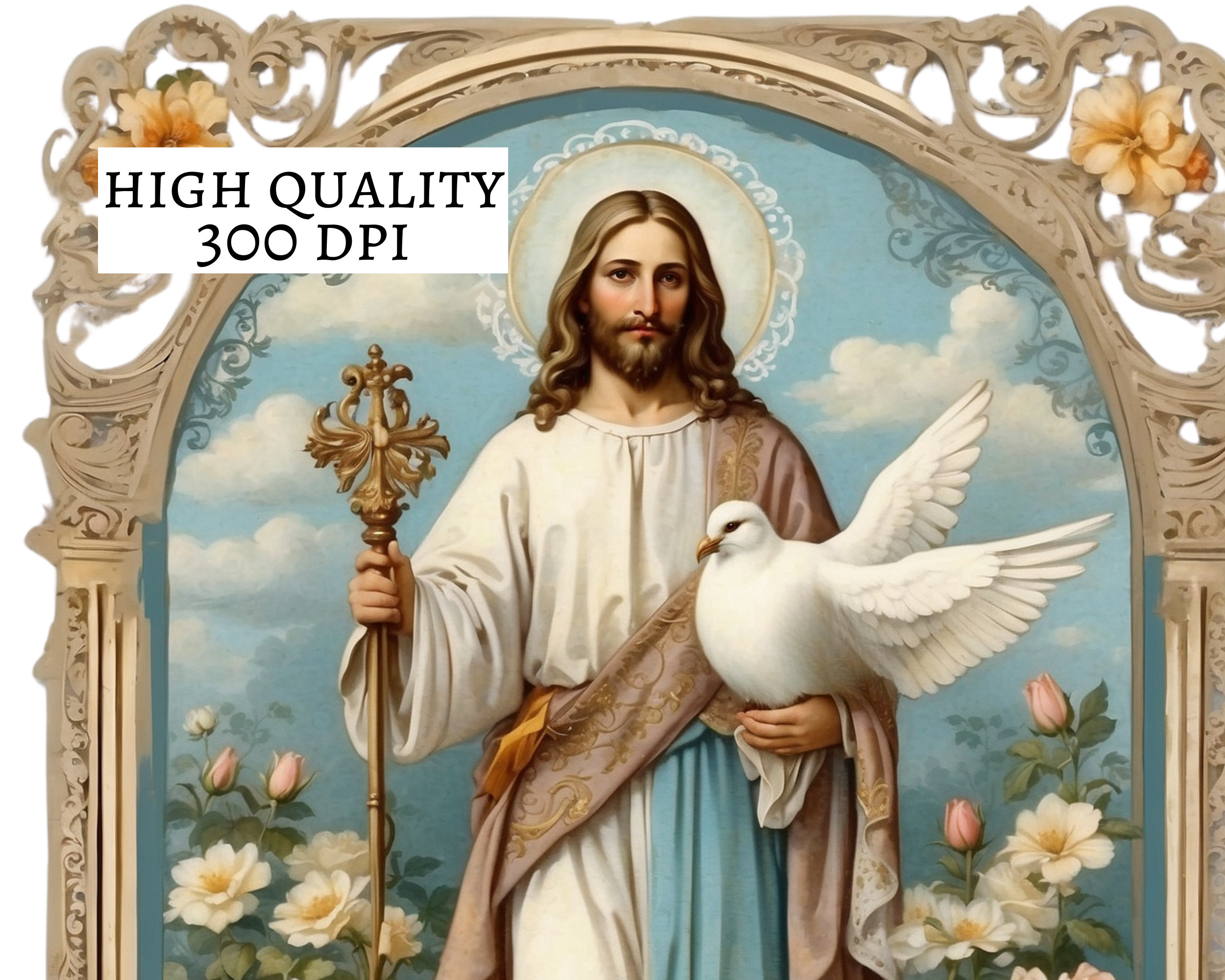 Jesus Christ CLIPART PNG Files Commercial Use Transparent Background ...