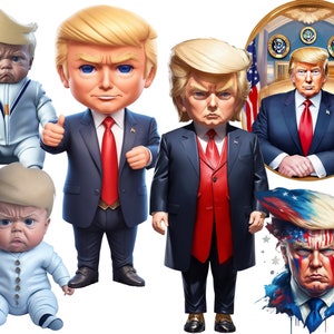 Donald Trump CLIPART PNG Files, Commercial Use, Transparent Background ...