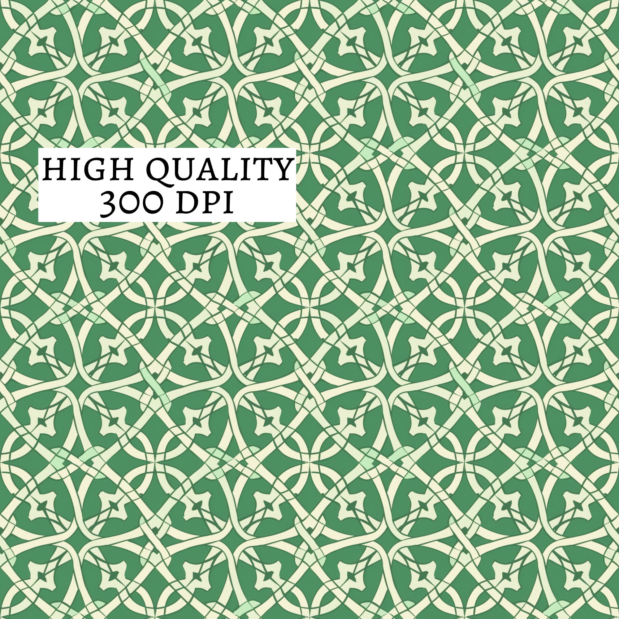 Celtic Pattern Digital Papers JPG, Seamless Crafting Paper, Commercial ...