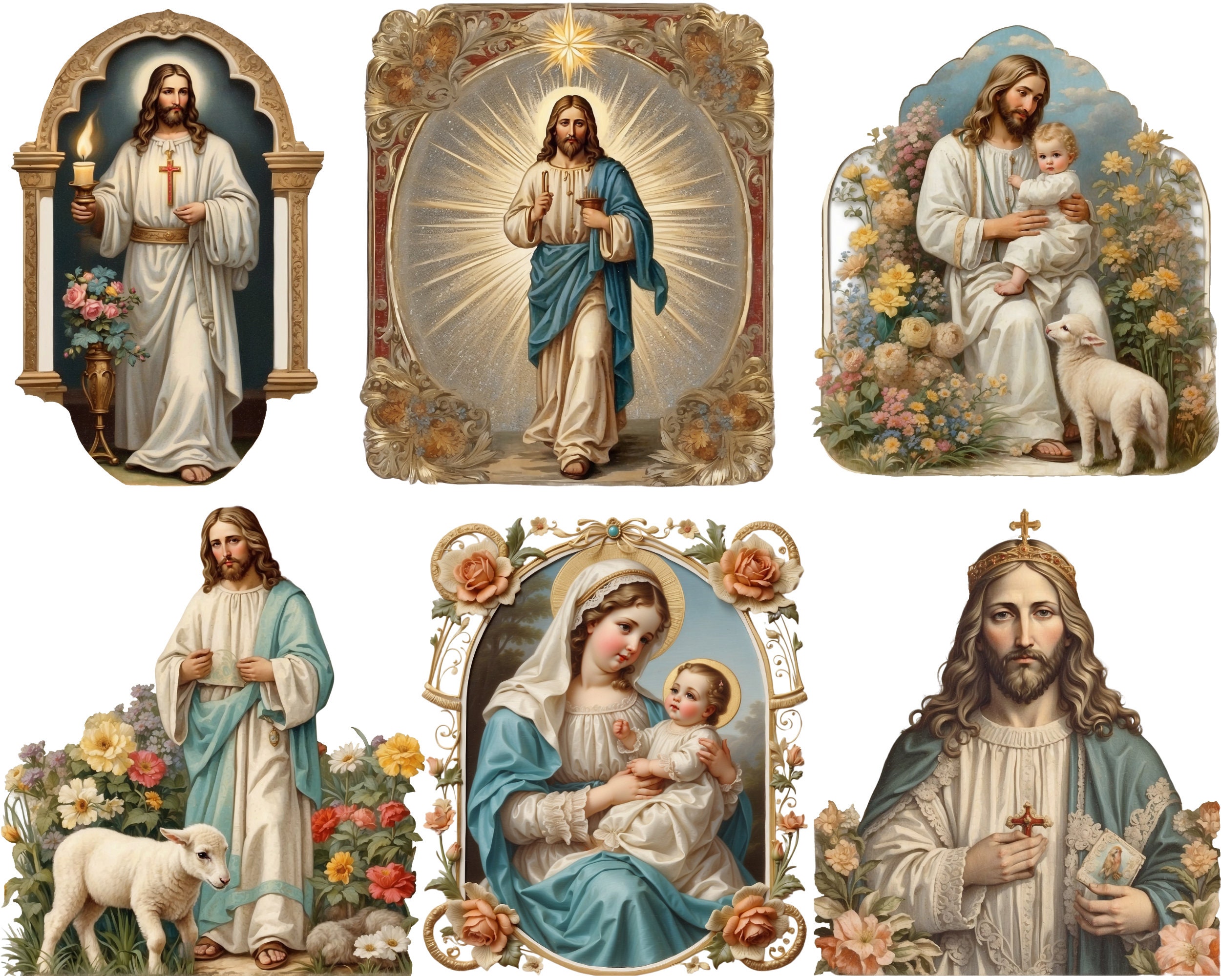 Jesus Christ CLIPART PNG Files Commercial Use Transparent Background ...