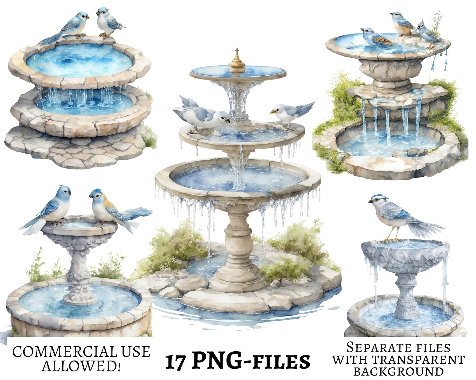 Garden Water CLIPART PNG Files, Commercial Use, Transparent Background ...