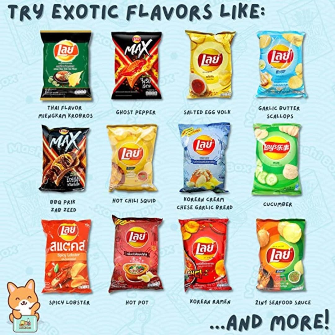 Exotic Lays Chips (japan, China, Thailand + More) - Etsy