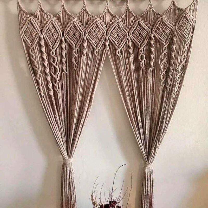 Macrame Door Curtain - Etsy