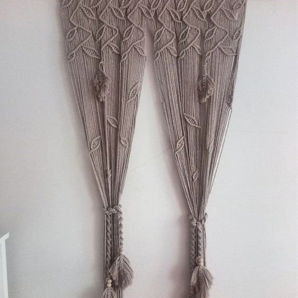 Macrame Valance - Etsy