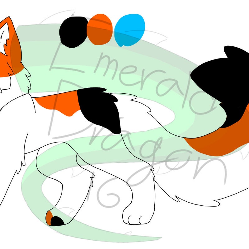 Calico Cat Tail Therian - Etsy