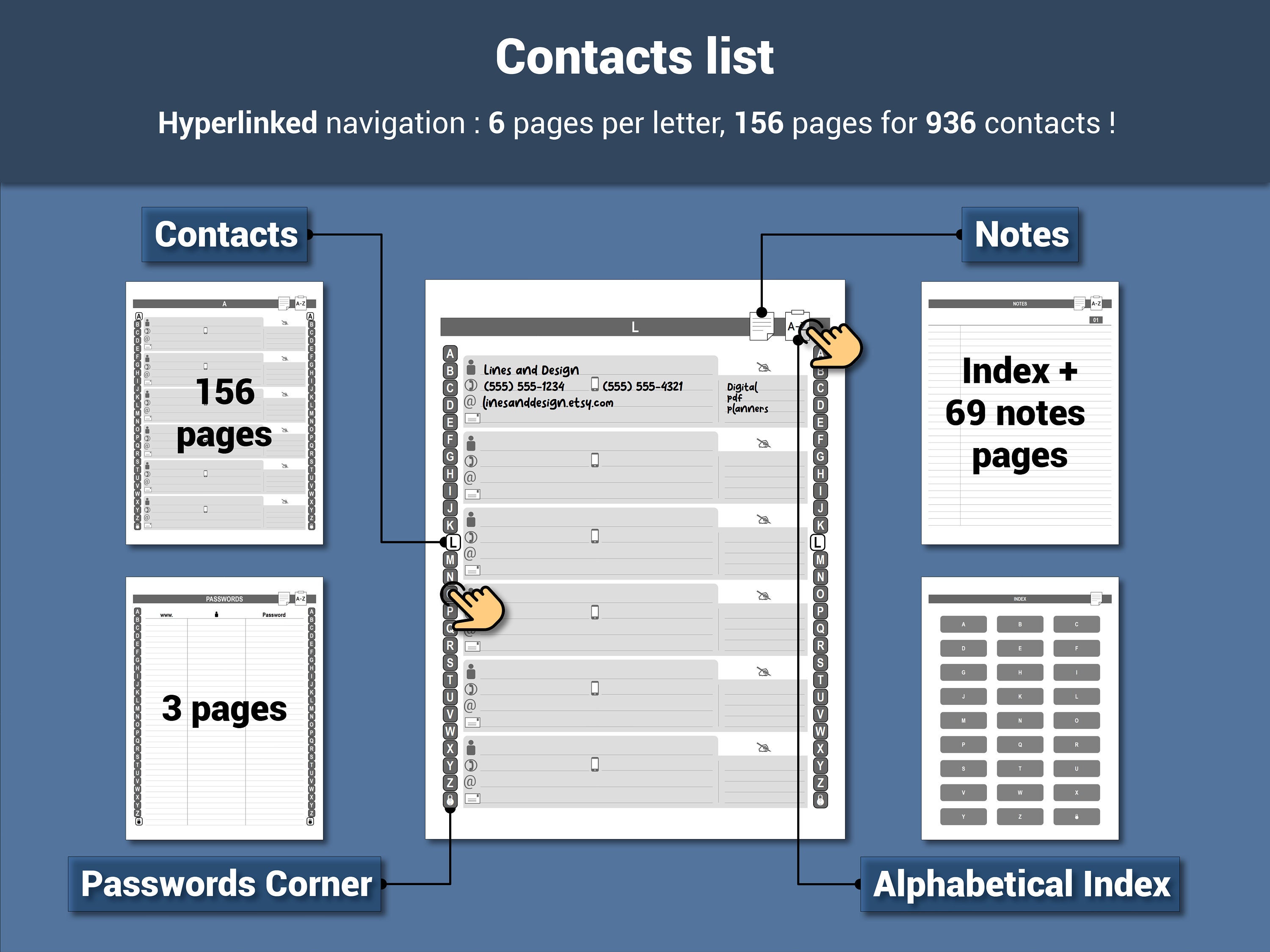 ALPHA - Hyperlinked Pdf - Universal Alphabetical Directory for E-ink ...