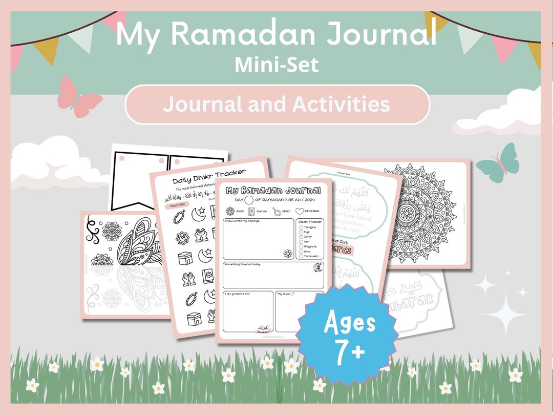 My Ramadan Journal Mini-set - Journal and Activities - Children’s ...