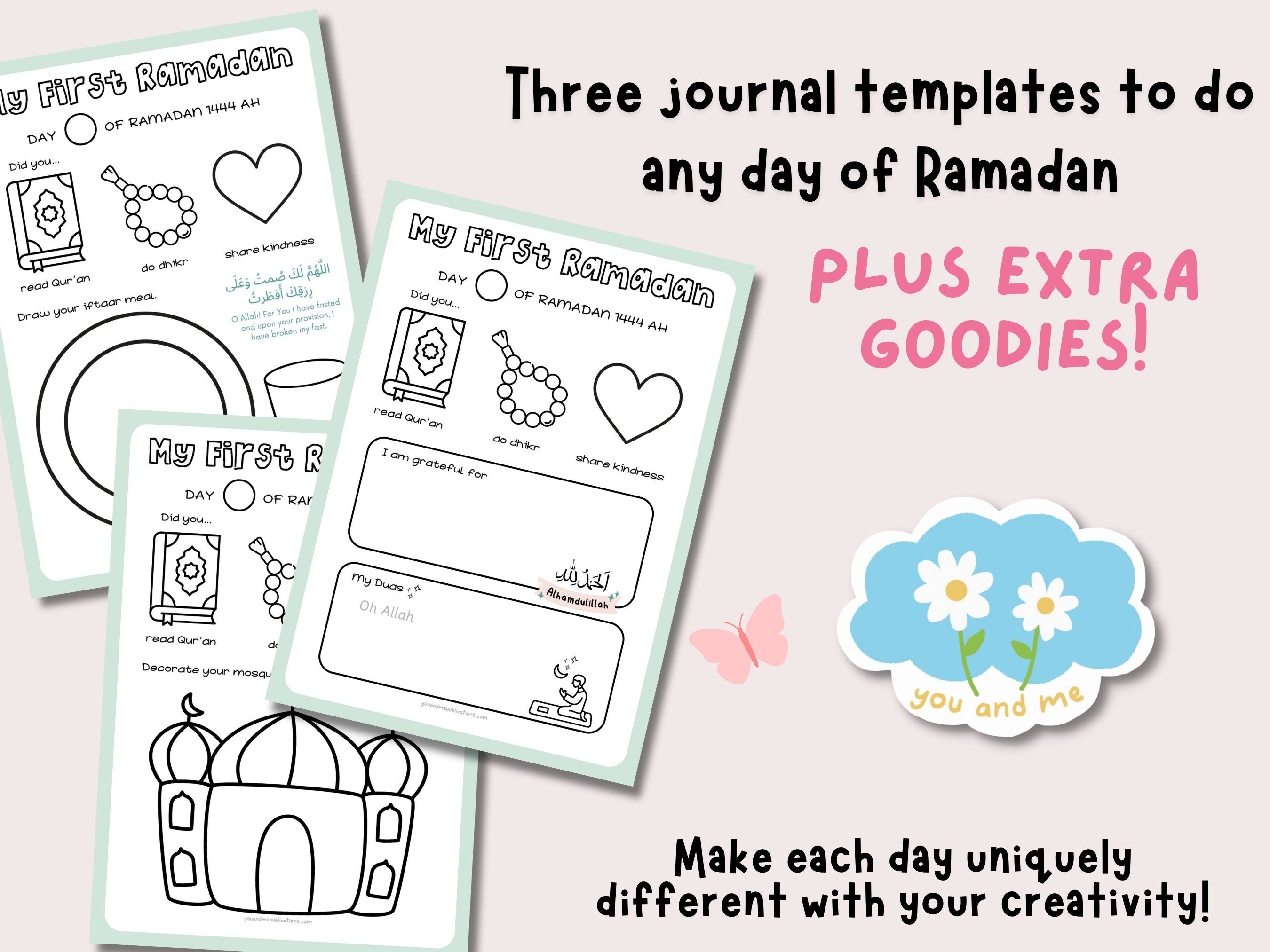 My First Ramadan Mini-set - Journal and Activities - Children’s Ramadan ...