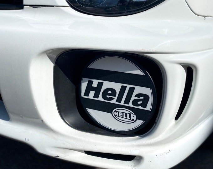 Subaru WRX Hella Style Fog Light Covers | Black Hella Caps | Set of 2 ...