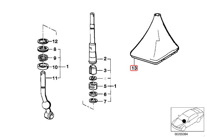 BMW E30 Shift Boot Frame Manual Shifter Trim Ring 3D - Etsy Canada