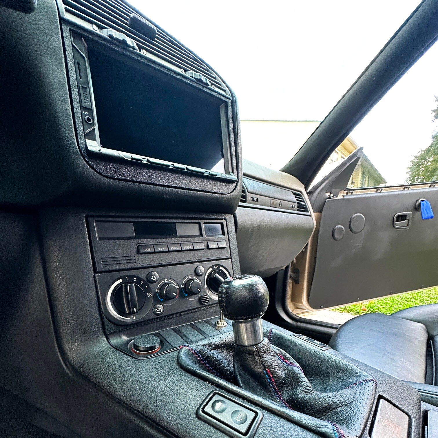 BMW E36 Double Din Head Unit Bezel Factory Style Looking Plate Receiver ...