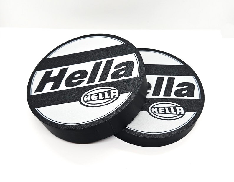Subaru WRX Hella Style Fog Light Covers Black Hella Caps Set of 2 Rally ...