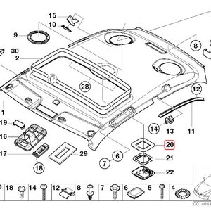 BMW E46 Z3 Alarm Sensor Bracket | 3D Printed ABS | Ultrasonic Alarm ...