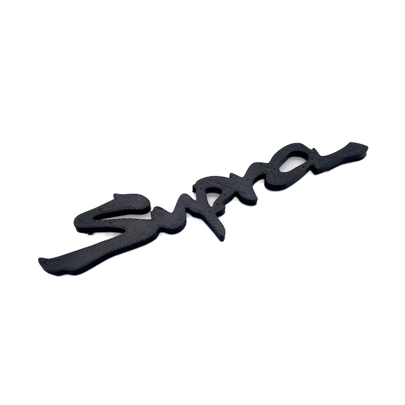 Black Toyota Supra Badge MK4 Supra Emblem 5 Across GR MK5 MKIV Supra ...