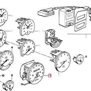 BMW E30 E34 Motometer Odometer Gears | Gauge Cluster Repair Kit | MPH ...