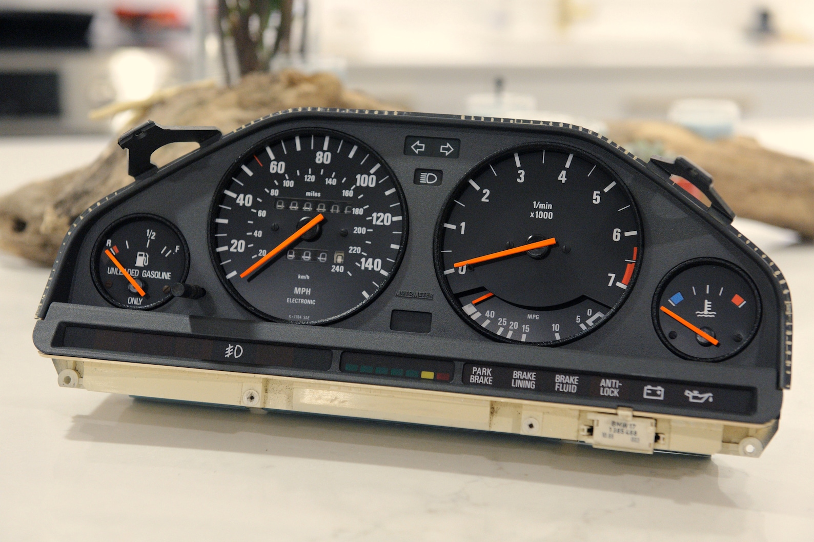 BMW E30 Gauge Cluster Ring Set Black Dashboard Gauge Rings - Etsy
