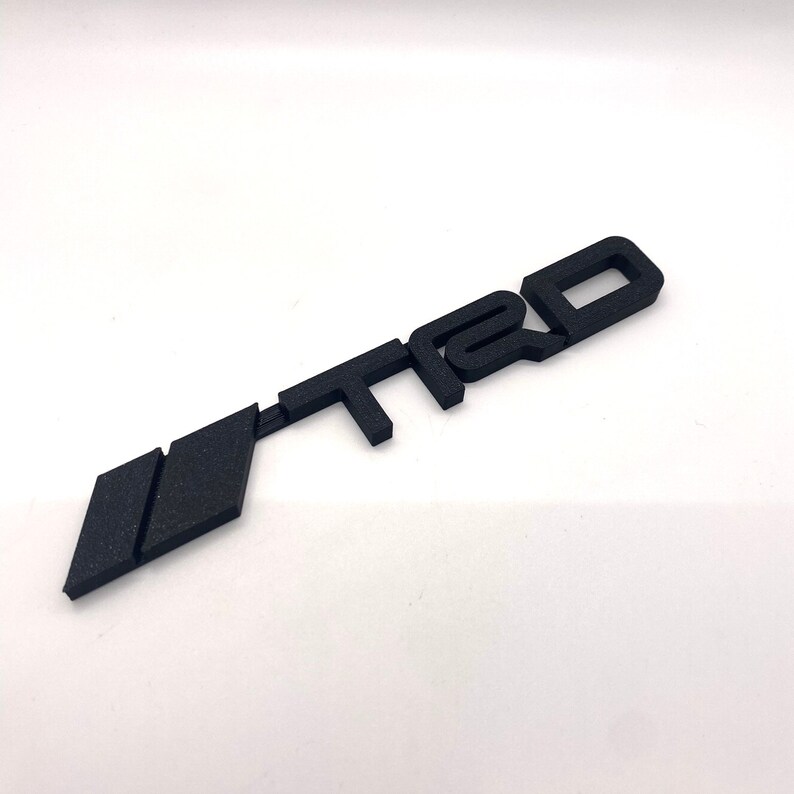 Toyota TRD Black Badge Custom Black Emblem Classic TRD off Road Tacoma ...