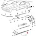 Porsche 924 Side Skirt Trim Cap Set Rocker Panel Cap 477853735A ...