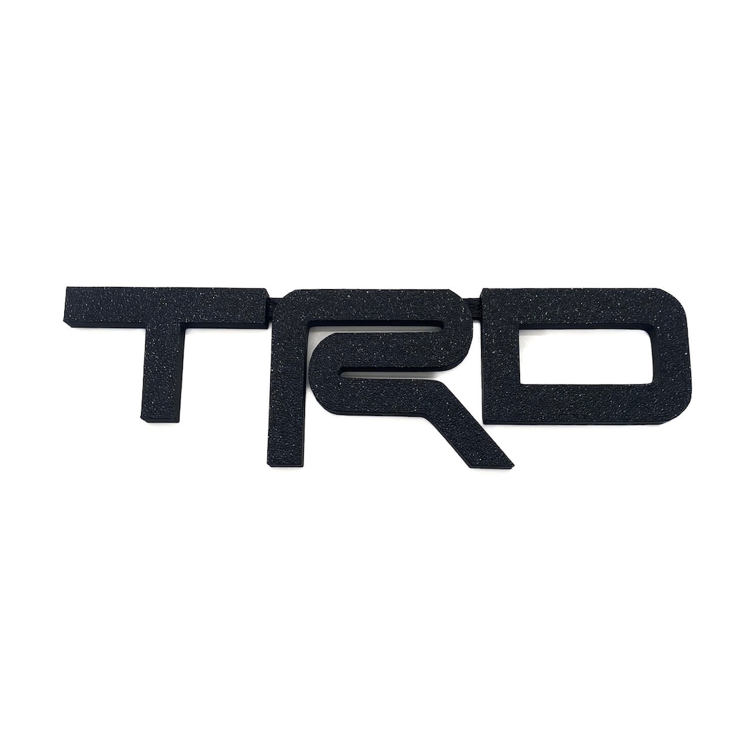 Toyota TRD Black Badge | Custom Black Emblem | TRD Pro Tacoma Tundra ...