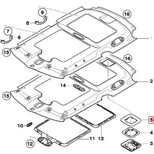 BMW E46 Z3 Alarm Sensor Bracket | 3D Printed ABS | Ultrasonic Alarm ...