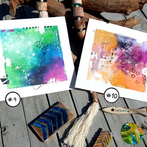 3 Colors Plus - Colorful Traditional Abstract Painting, Wall Art or ...