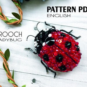 Beading Patterns Insect Brooch, Diy Embroidery Jewelry Making Tutorial ...