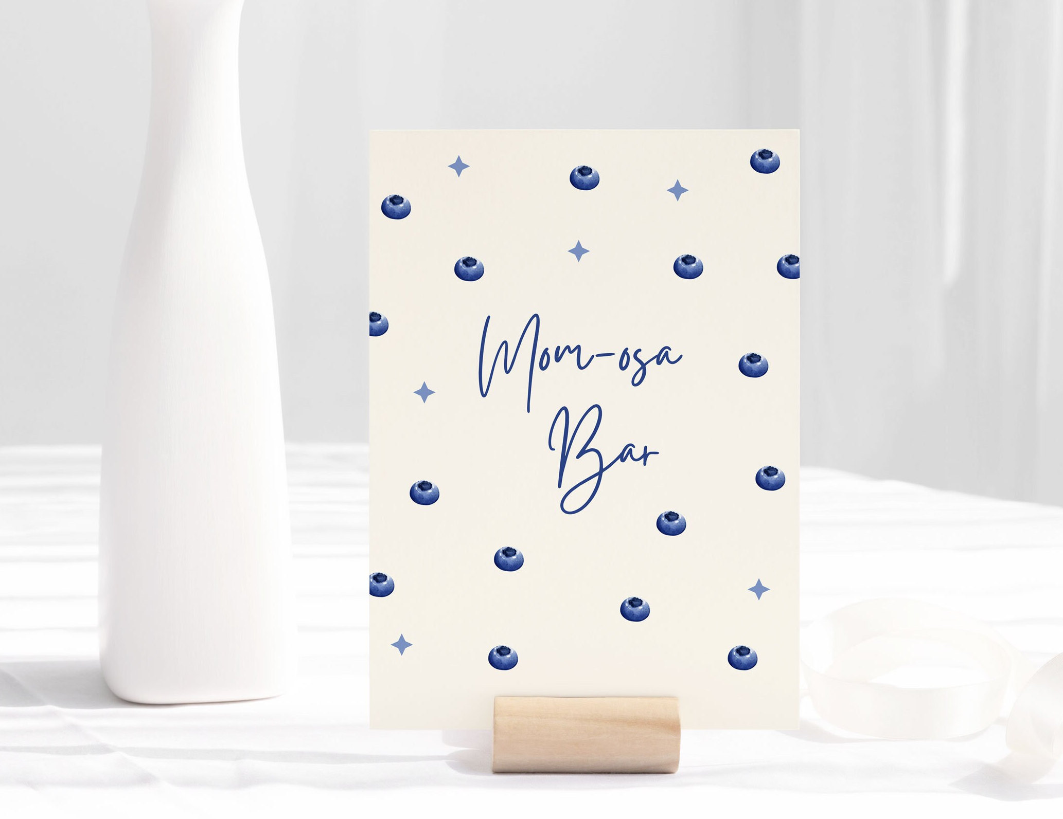 Blueberry Baby Shower Welcome Sign, Berry Theme Welcome Sign Baby ...