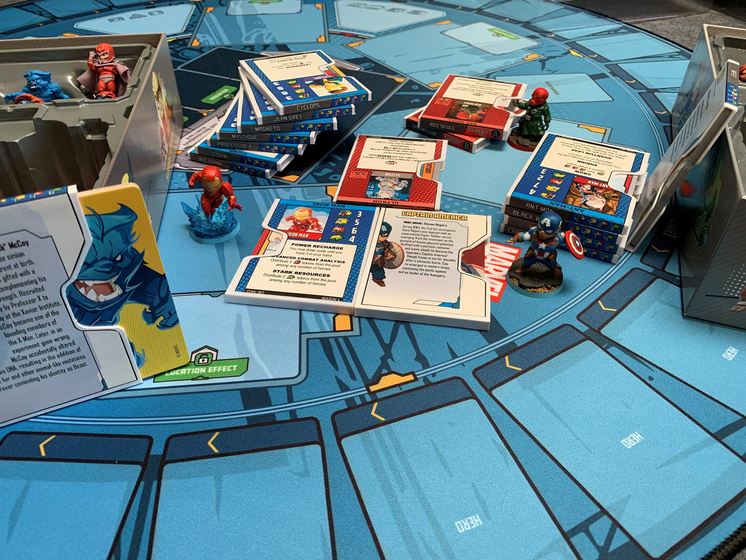 Marvel United Deck Sleeves (digital Files for 60 Micron Sleeved Cards ...