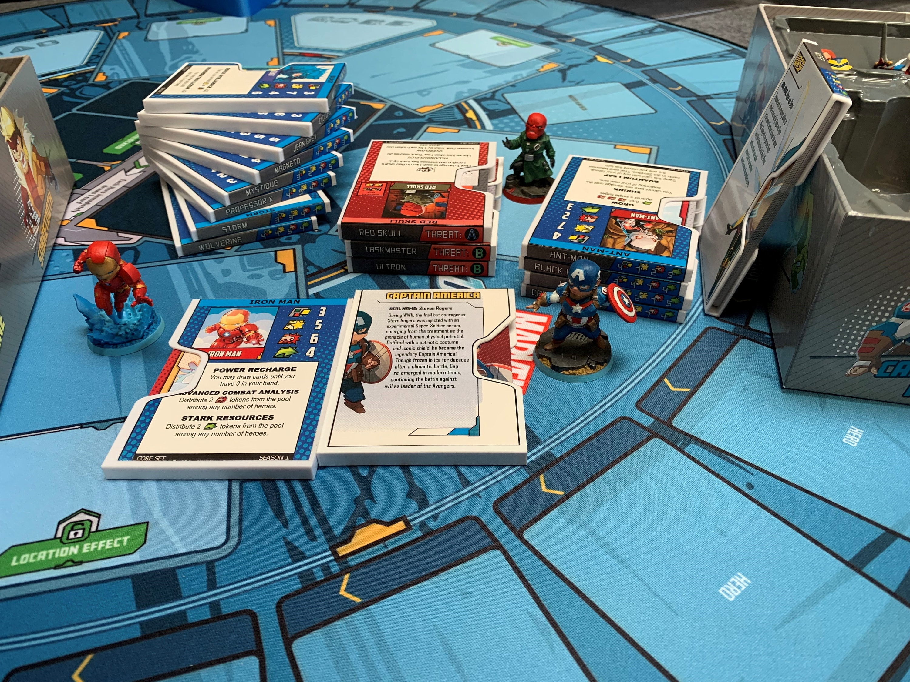 Marvel United Deck Sleeves (digital Files for 60 Micron Sleeved Cards ...