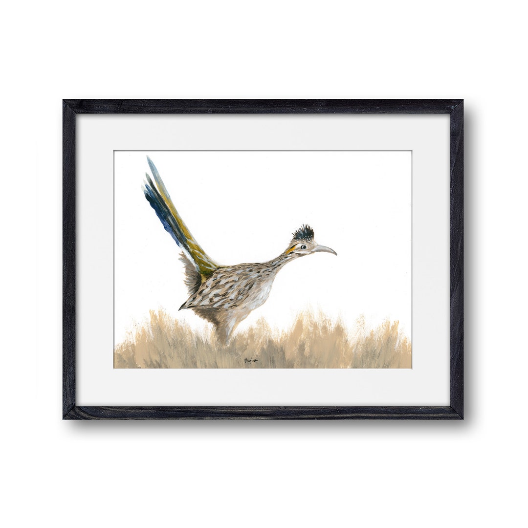 Roadrunner Acrylic Painting Printable Wall Art Download - Etsy