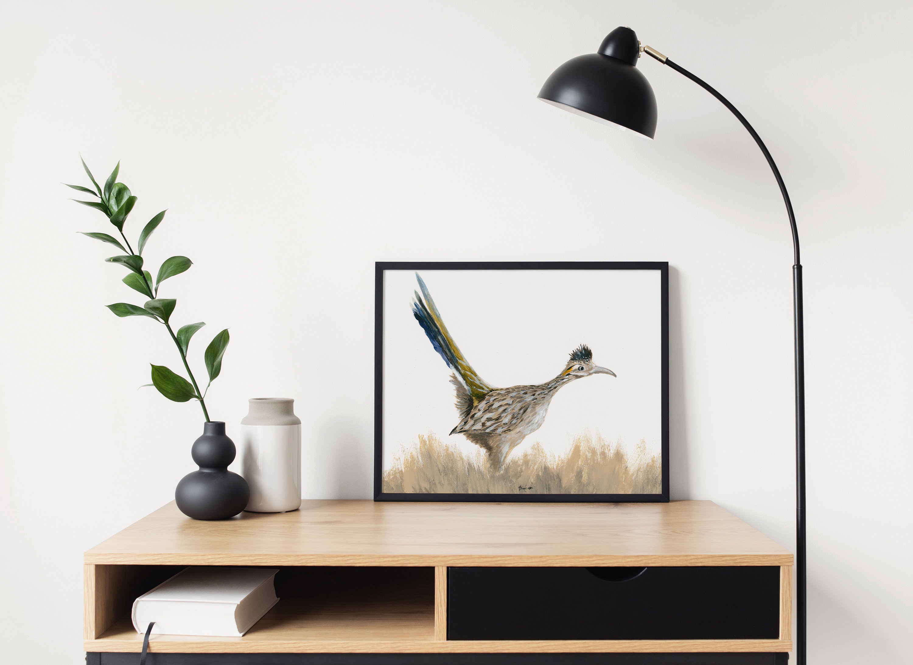 Roadrunner, Acrylic Painting, Printable, Wall Art, Download, Animal ...