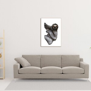 Sloth Poster for Printing, Animal, Digital Download, Printable Wall Art ...