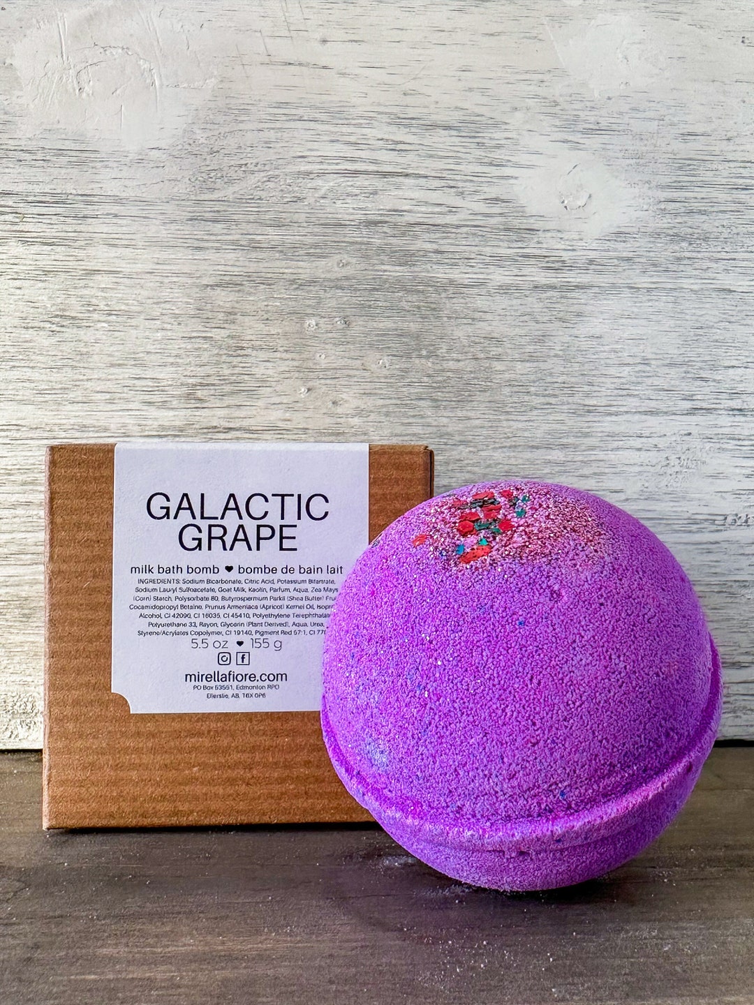 Galactic Grape Goat Milk Bath Bomb, Spa Day, Self Care, Relaxing, Bath ...