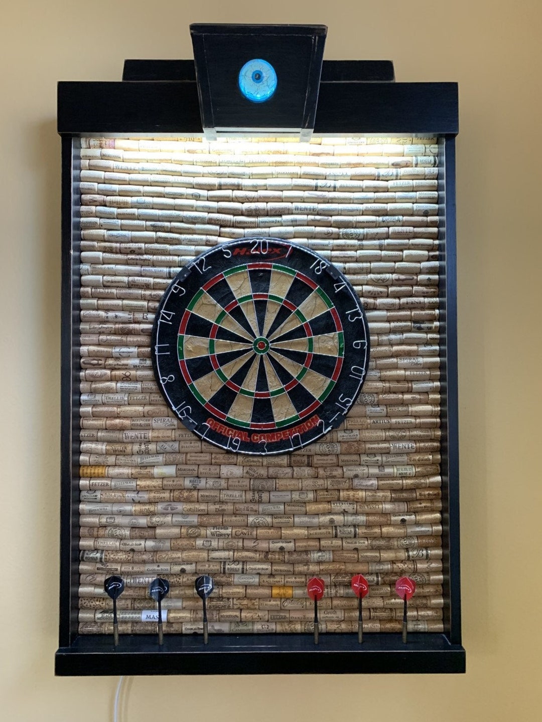 Dart Board With LED Lighting - Etsy